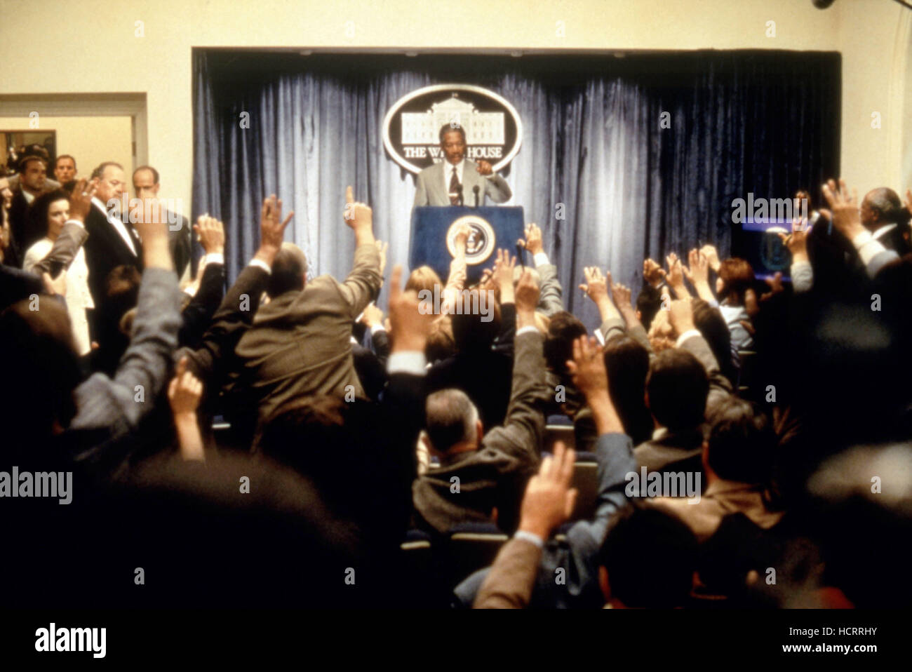 DEEP IMPACT, Morgan Freeman (center), 1998, (c)Paramount/courtesy ...