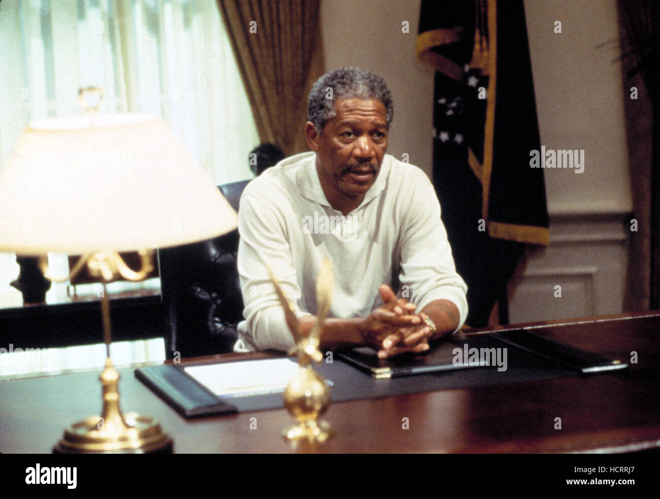 DEEP IMPACT, Morgan Freeman, 1998. (c)Paramount. Courtesy: Everett ...