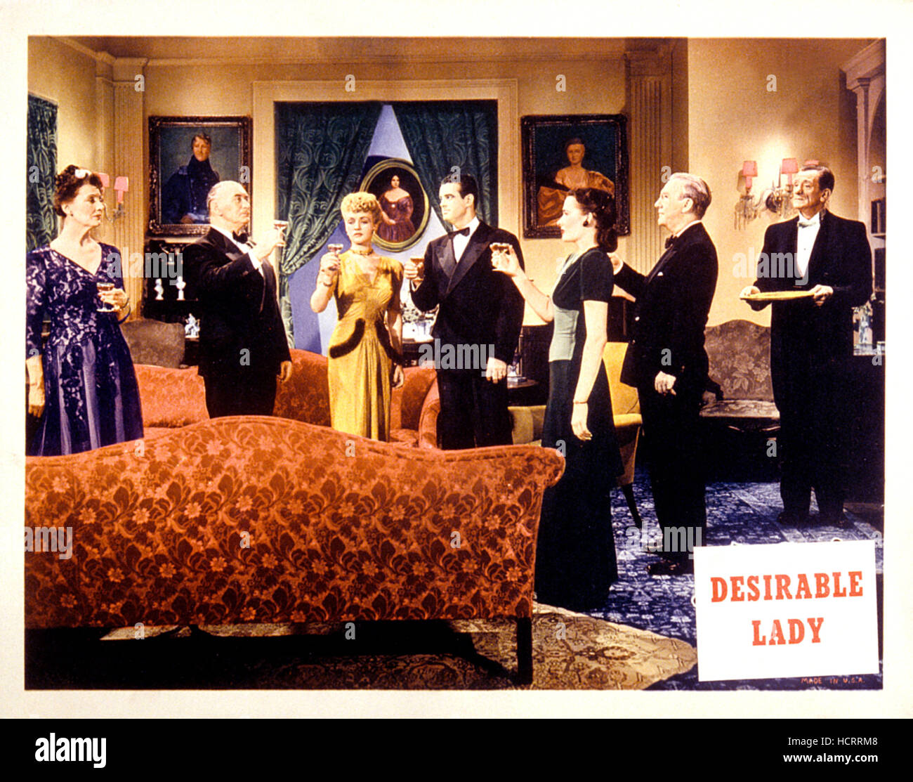 DESIRABLE LADY (aka A FIG LEAF FOR EVE), center left: Jan Wiley, center ...