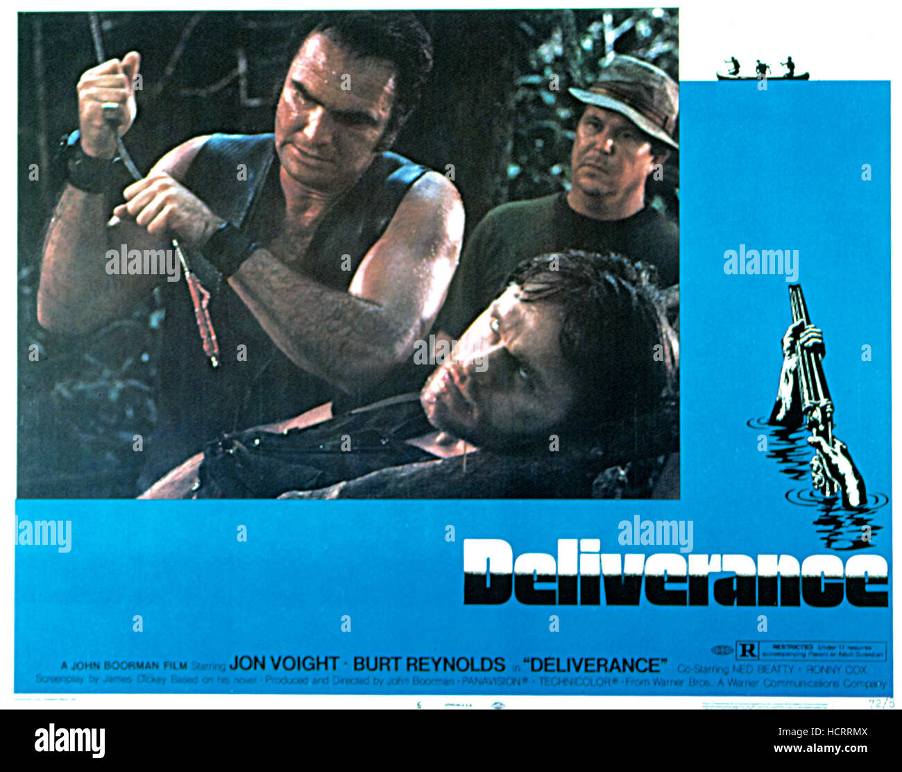 Deliverance Burt Reynolds Ned Beatty 1972 Lobbycard Stock Photo Alamy