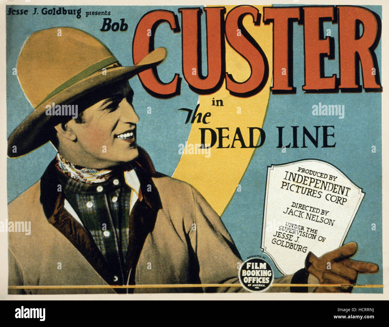 THE DEAD LINE, Bob Custer, 1926 Stock Photo - Alamy