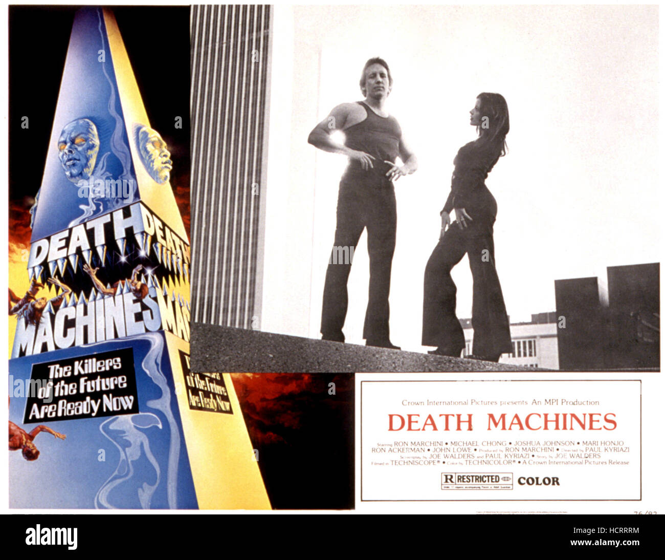 DEATH MACHINES, (aka DEATH MACHINE), Ron L. Marchini, 1976 Stock Photo ...