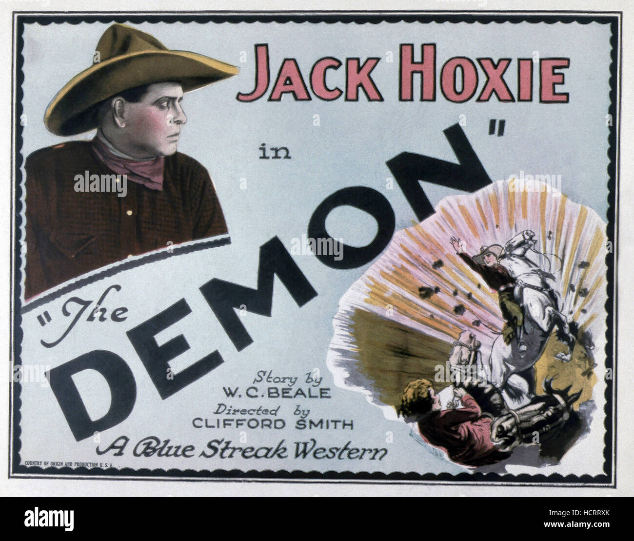 THE DEMON, Jack Hoxie, 1926 Stock Photo - Alamy