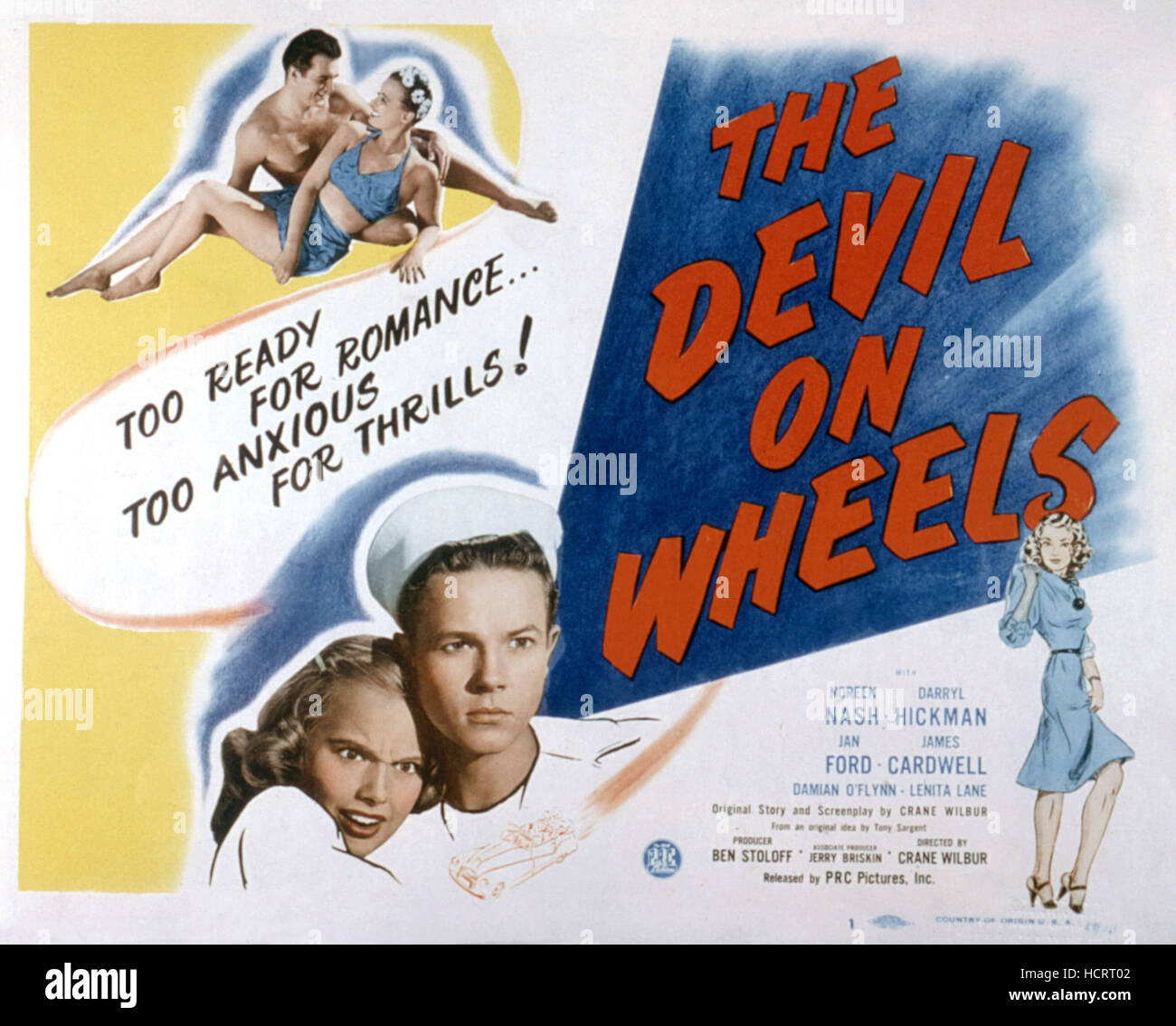 THE DEVIL ON WHEELS, James Cardwell, Noreen Nash, Terry Moore, Darryl ...