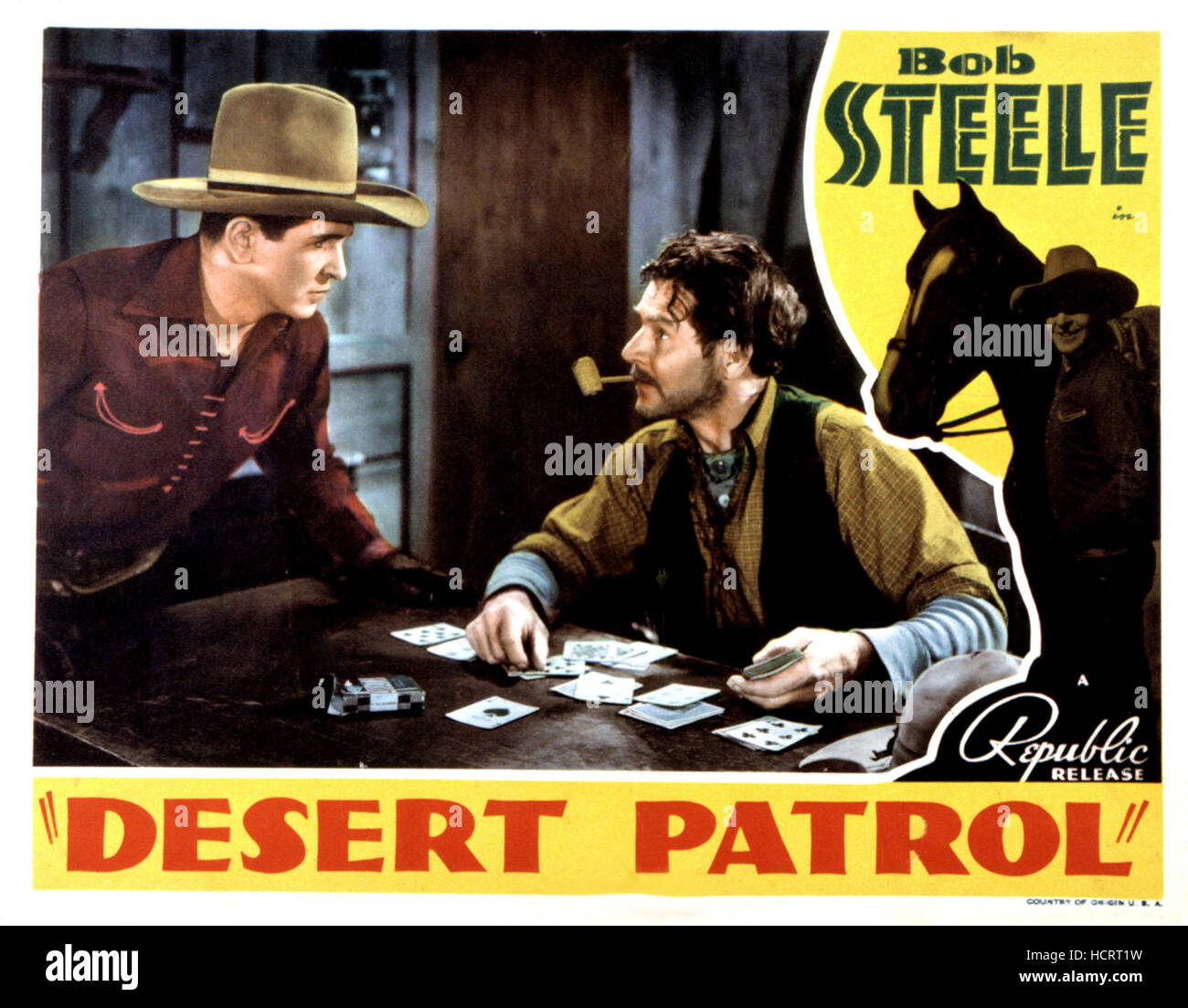 DESERT PATROL, Bob Steele, 1938 Stock Photo - Alamy