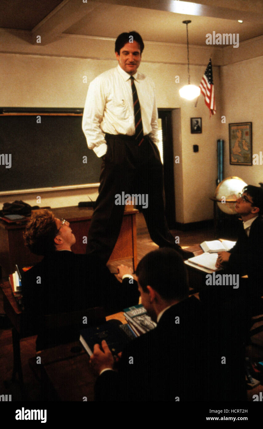 DEAD POETS SOCIETY, Robin Williams, 1989 Stock Photo - Alamy