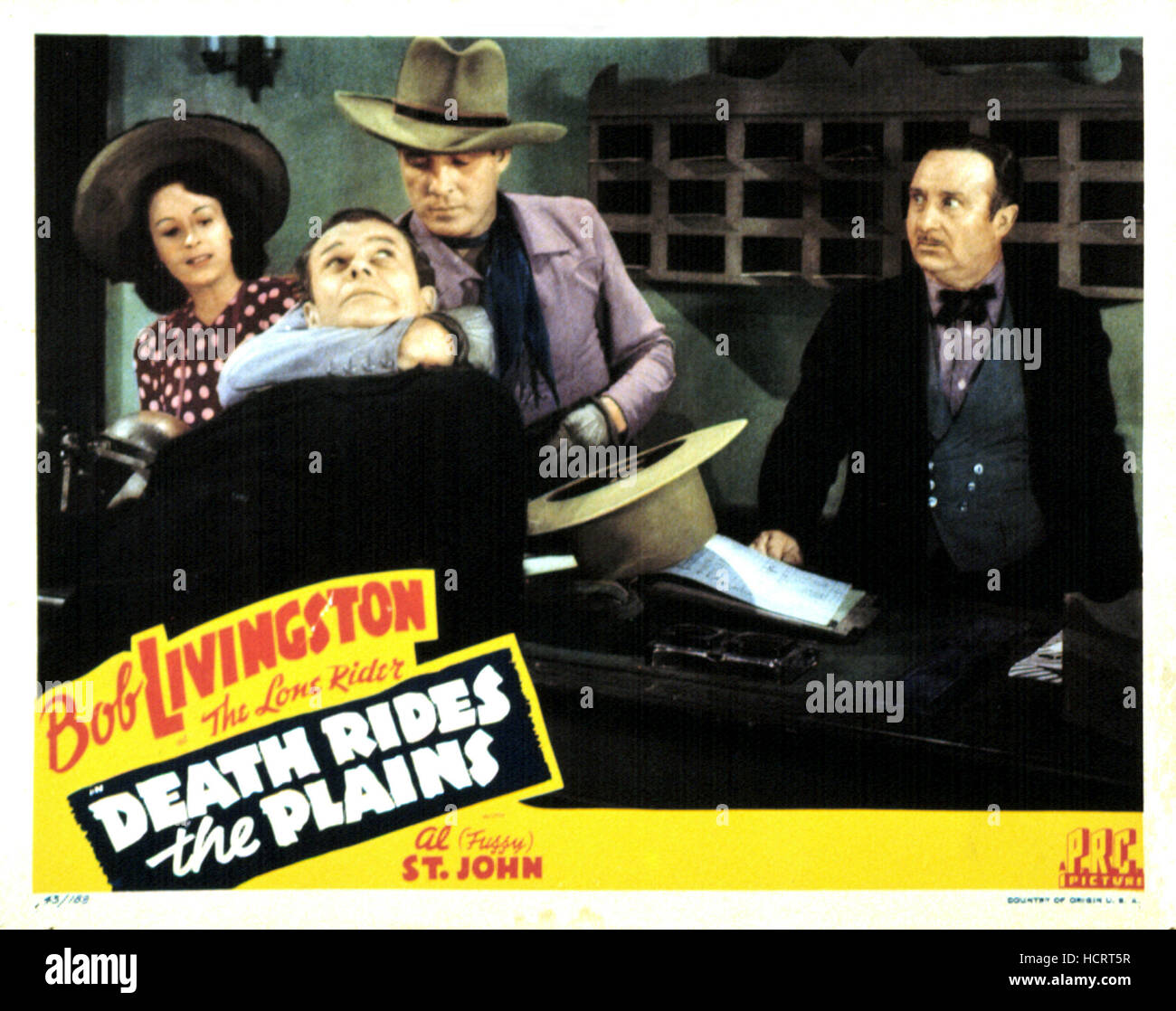 DEATH RIDES THE PLAINS, Patti McCarty, Ray Bennett, Robert Livingston ...