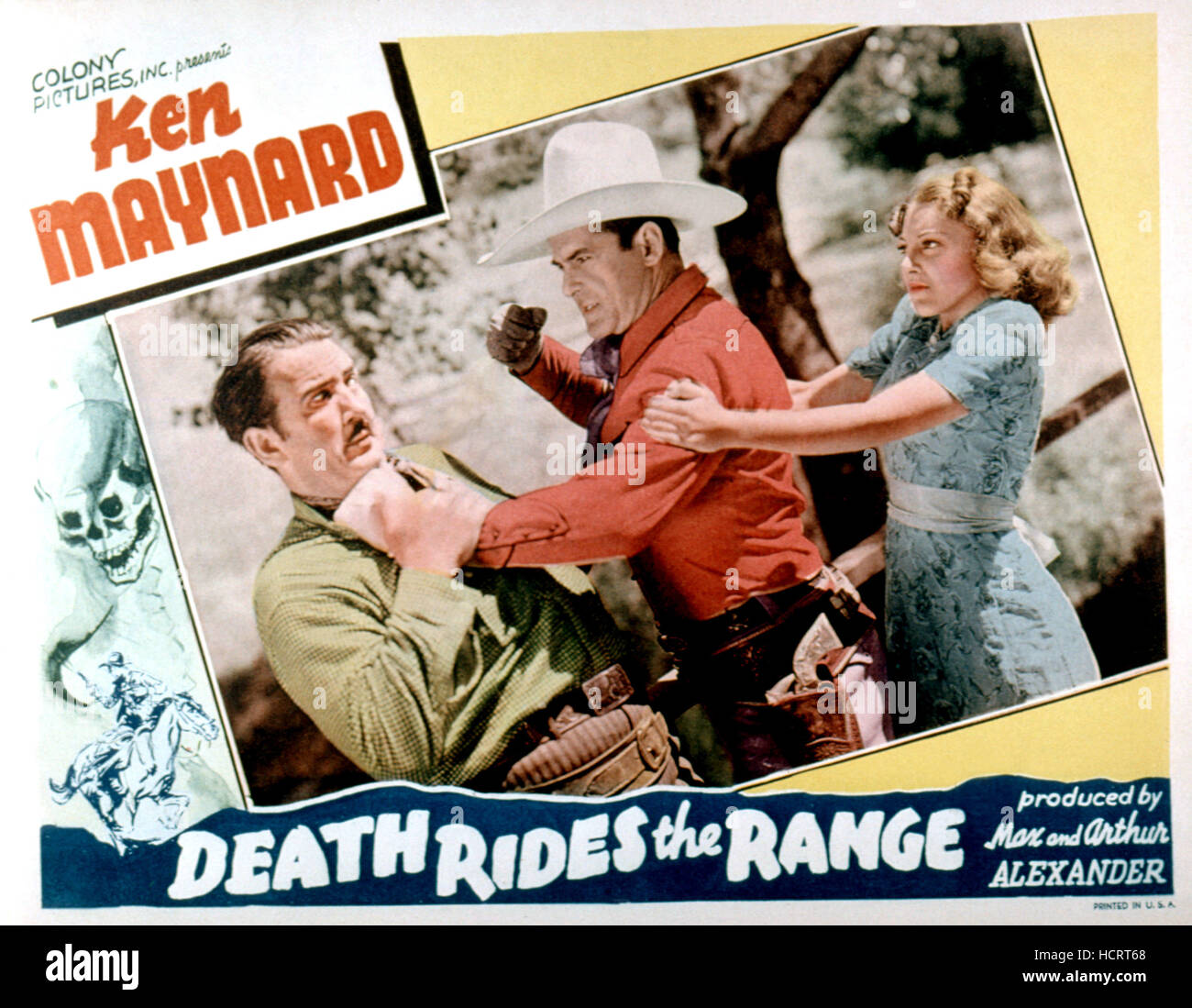 DEATH RIDES THE RANGE, Ken Maynard, 1939 Stock Photo - Alamy