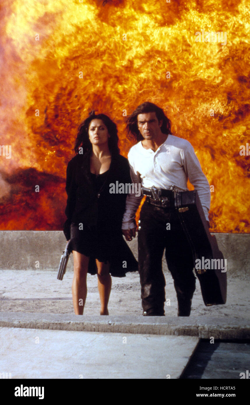 DESPERADO, Salma Hayek, Antonio Banderas, 1995 Stock Photo - Alamy