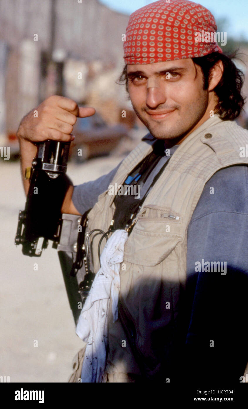 DESPERADO, director Robert Rodriguez, on set, 1995. ©Columbia Pictures ...