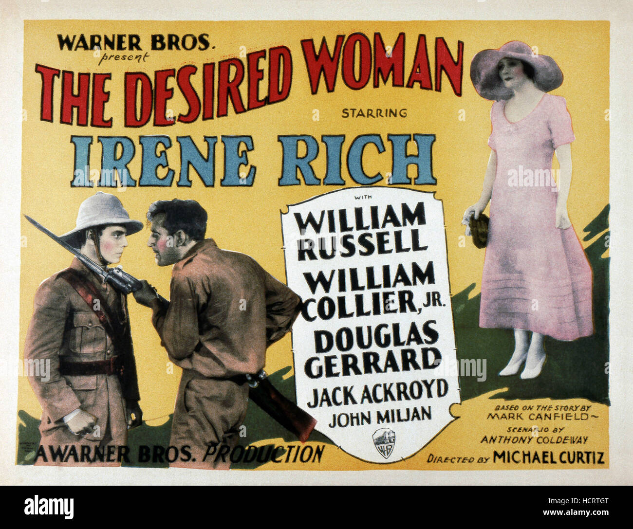 THE DESIRED WOMAN, from left: William Collier Jr., John Miljan, Irene Rich 1927 Stock Photo - Alamy