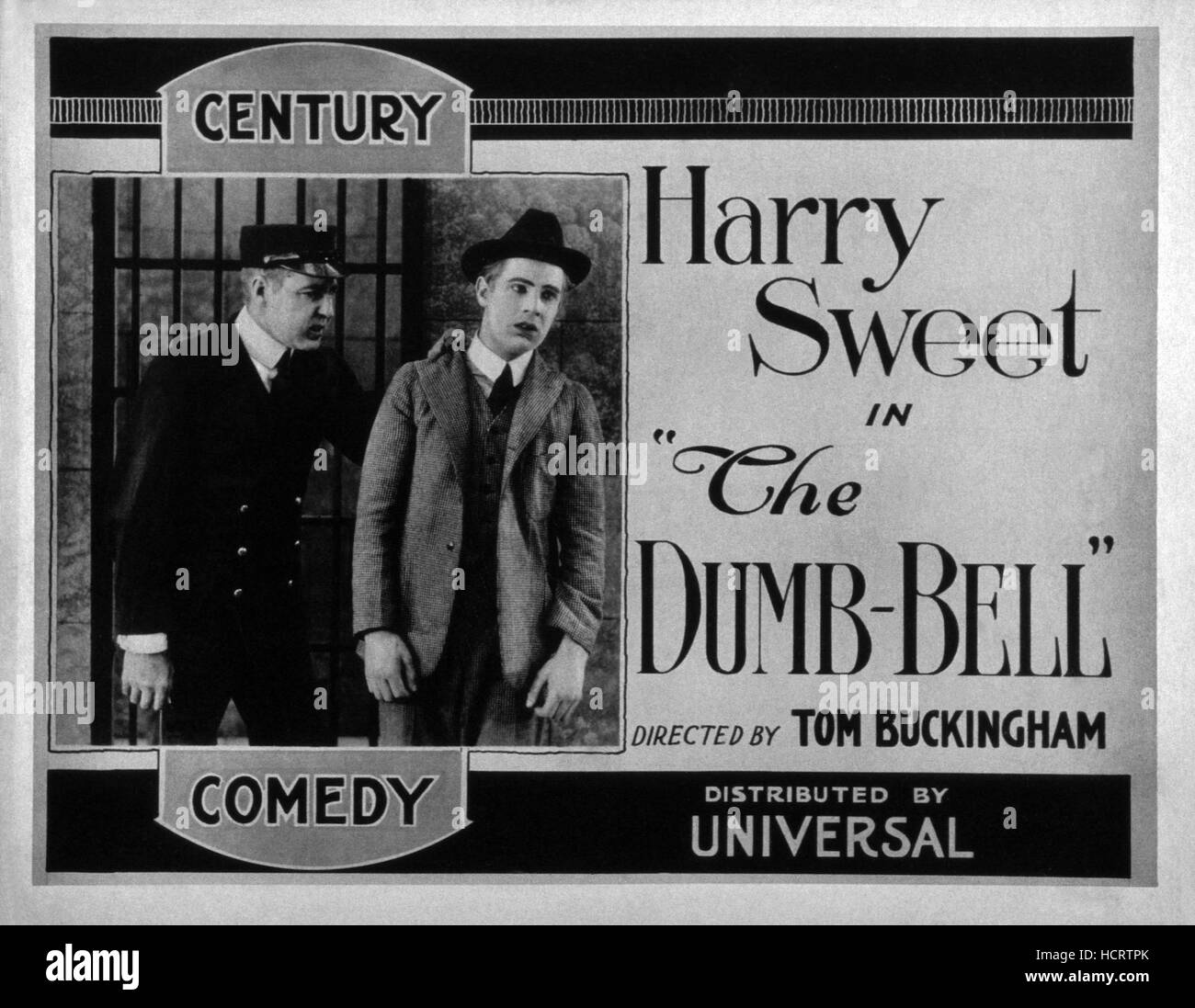 THE DUMB BELL, Harry Sweet (right), 1921 Stock Photo - Alamy