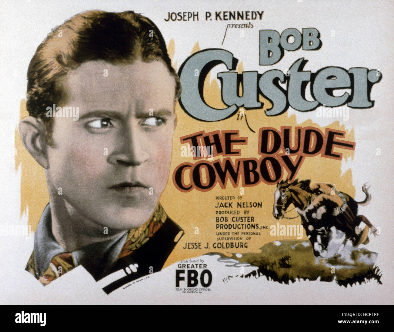 THE DUDE COWBOY, Bob Custer, 1926 Stock Photo - Alamy
