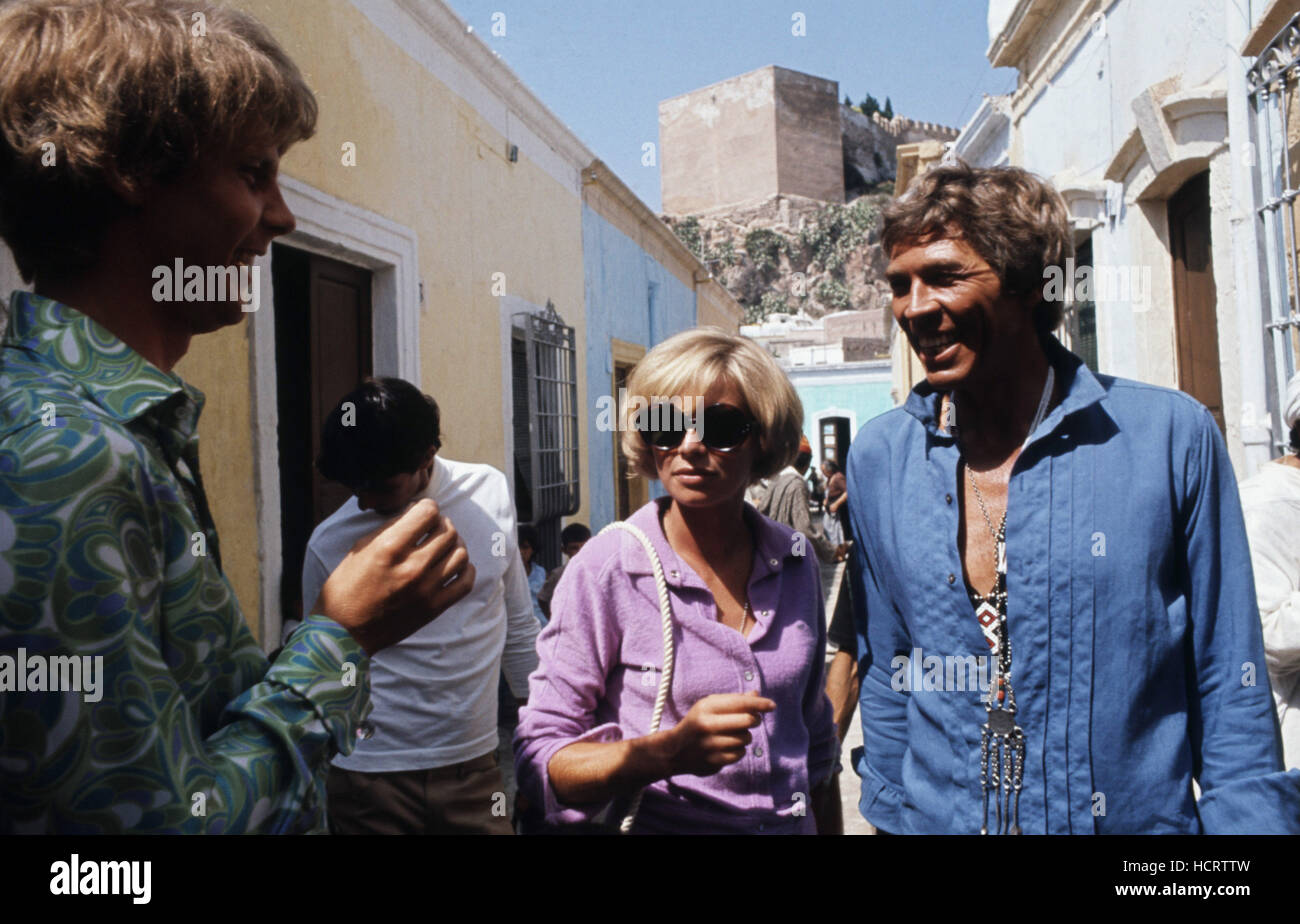DUFFY, from left: James Fox, Susannah York, James Coburn, 1968 Stock ...