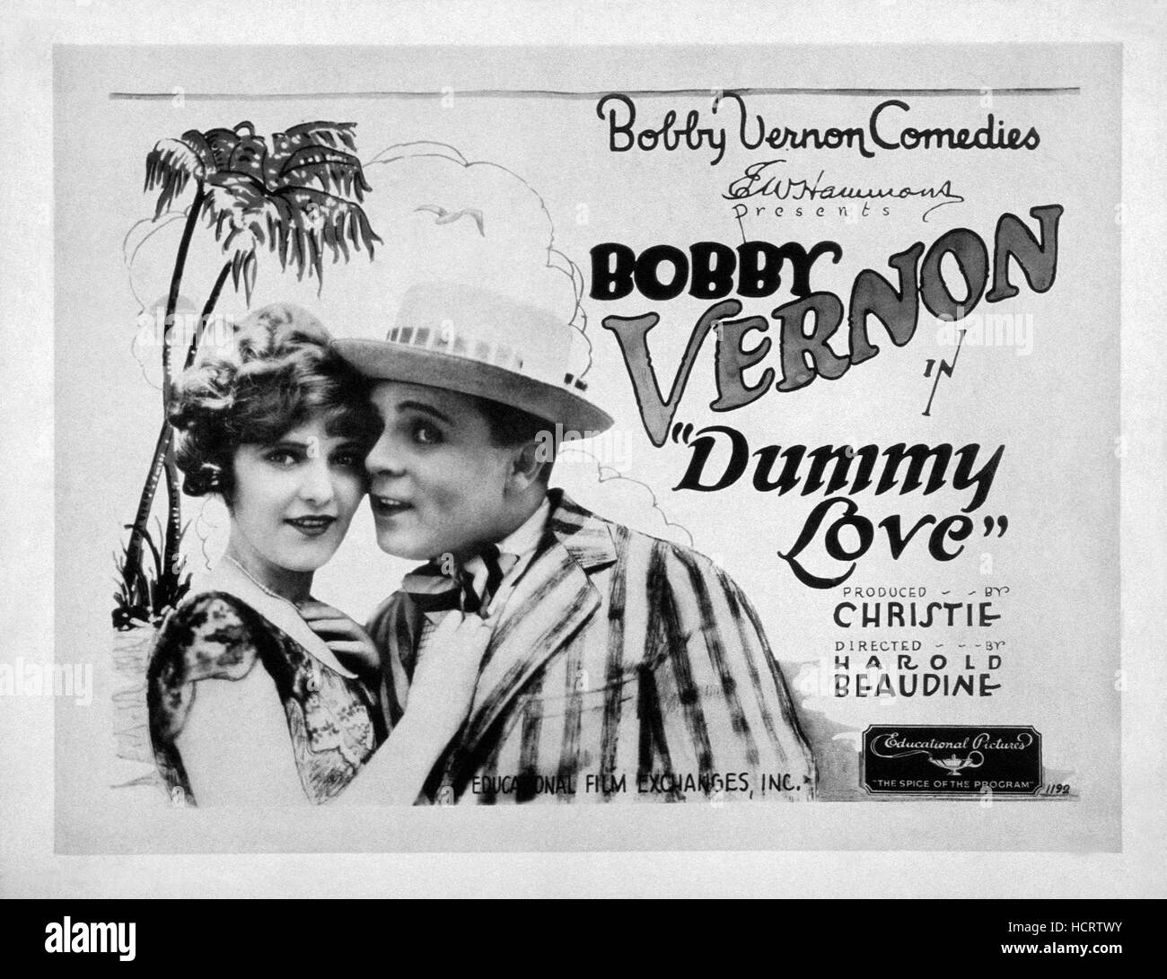 DUMMY LOVE, from left: Frances Lee, Bobby Vernon, 1926 Stock Photo - Alamy