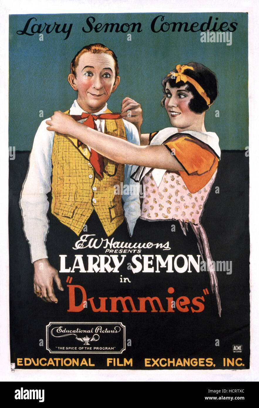 DUMMIES, from left: Larry Semon, Marie Astaire, 1928 Stock Photo - Alamy