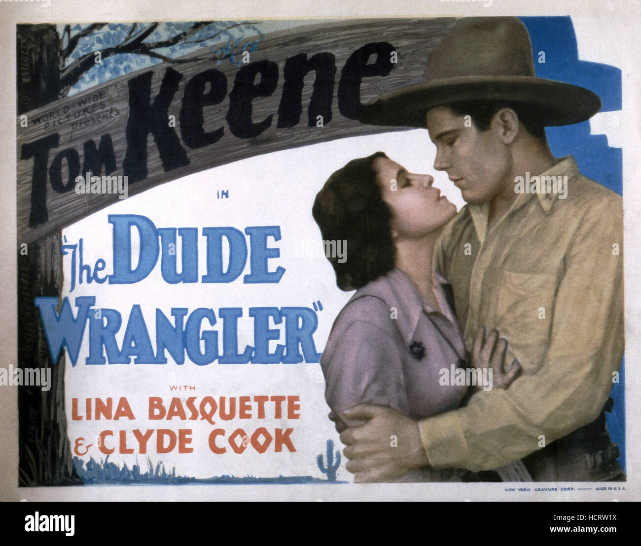 THE DUDE WRANGLER, from left: Lina Basquette, Tom Keene (aka George ...