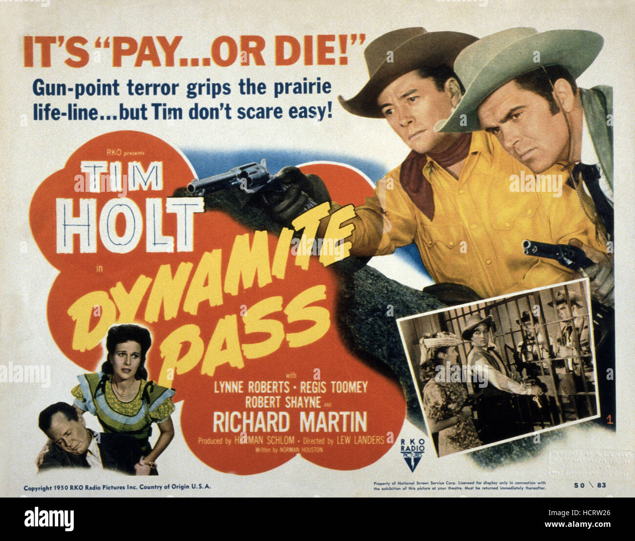 DYNAMITE PASS, bottom from left: Regis Toomey, Lynne Roberts, top from left: Tim Holt, Richard ...