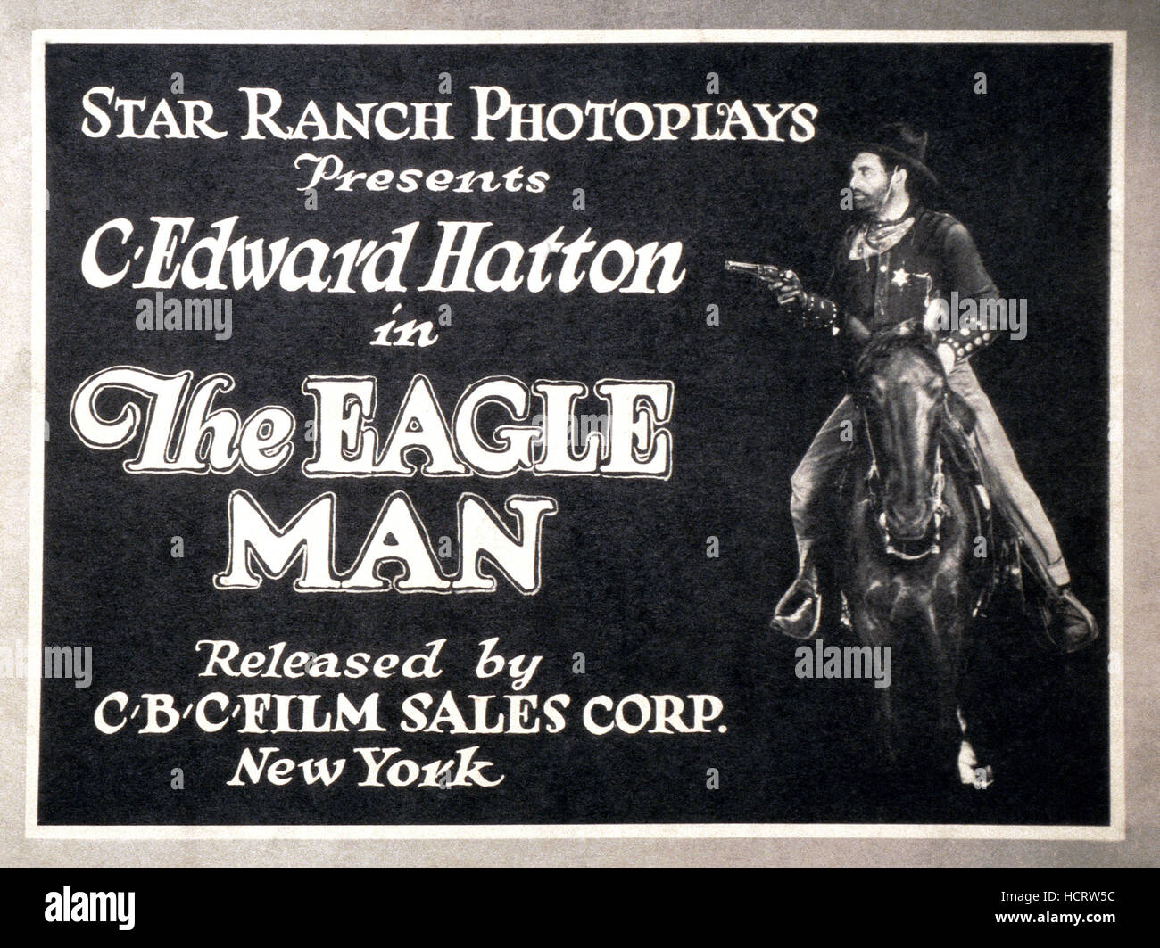 THE EAGLE MAN, C. Edward Hatton, 1921 Stock Photo - Alamy