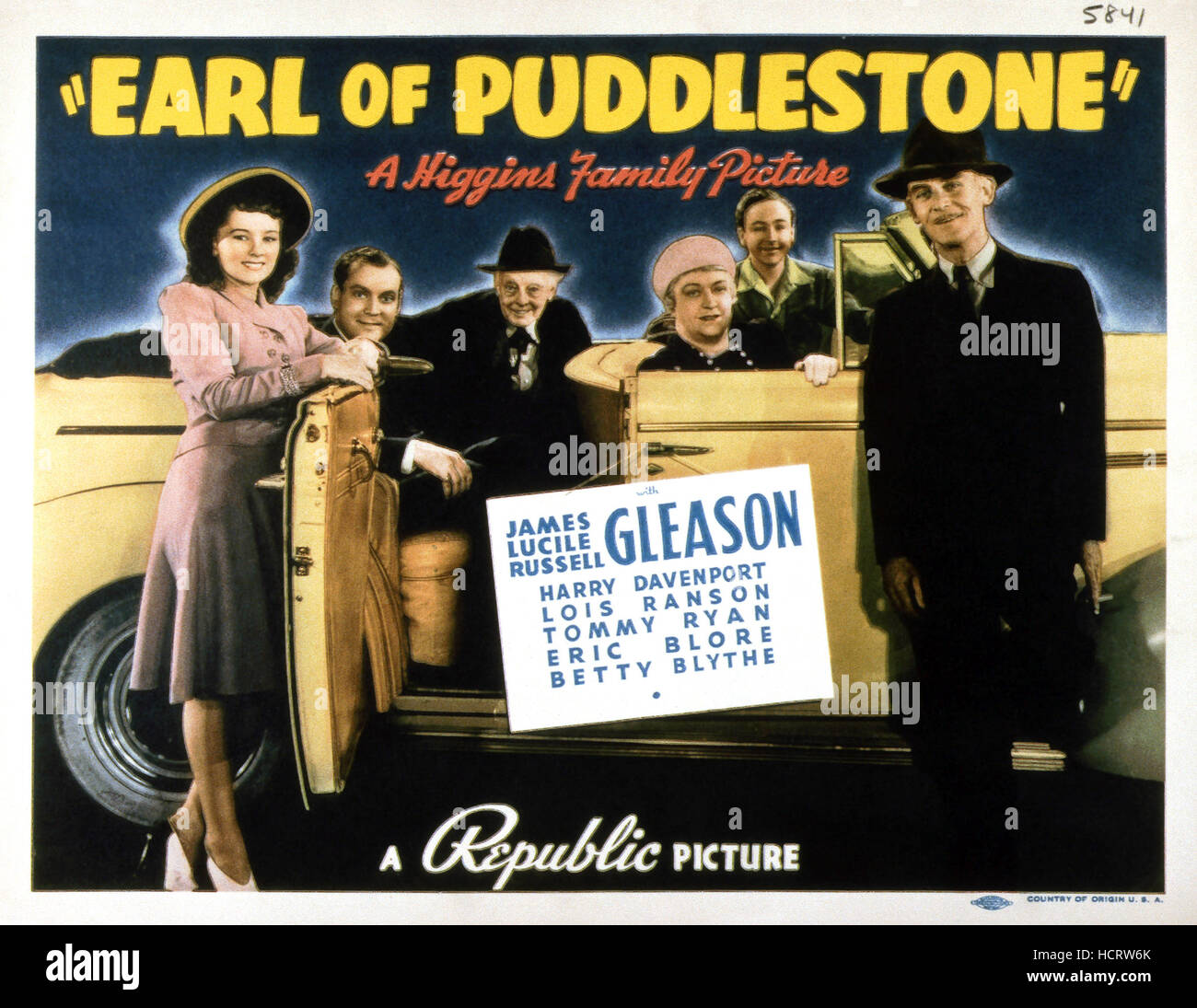 EARL OF PUDDLESTONE, from left: Lois Ranson, Russell Gleason, Harry ...