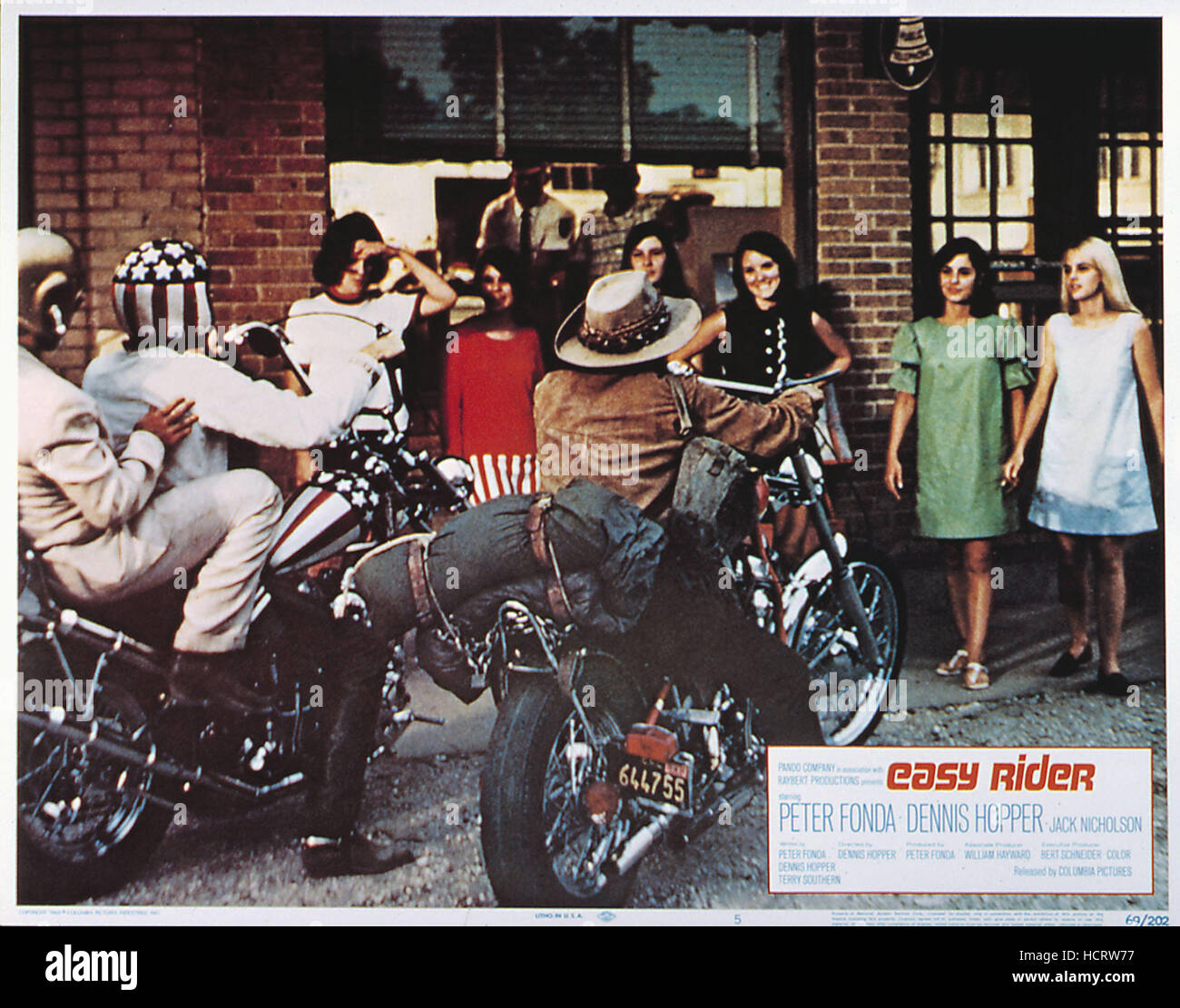 EASY RIDER, Jack Nicholson, Peter Fonda, Dennis Hopper, 1969 Stock Photo - Alamy