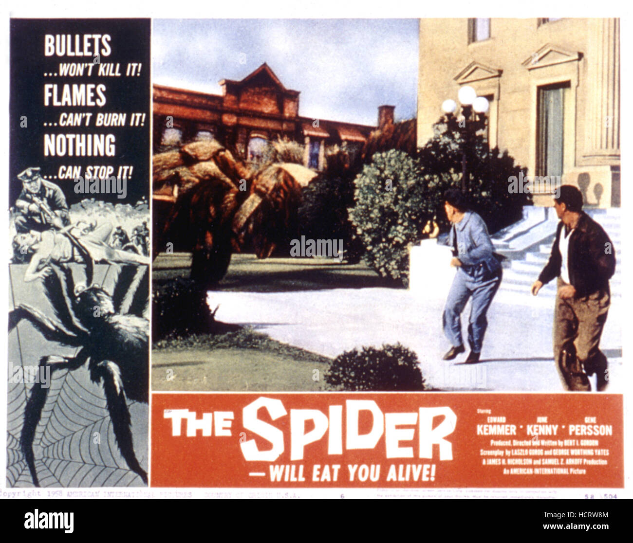 EARTH VS. THE SPIDER, Ed Kemmer, 1958 Stock Photo - Alamy
