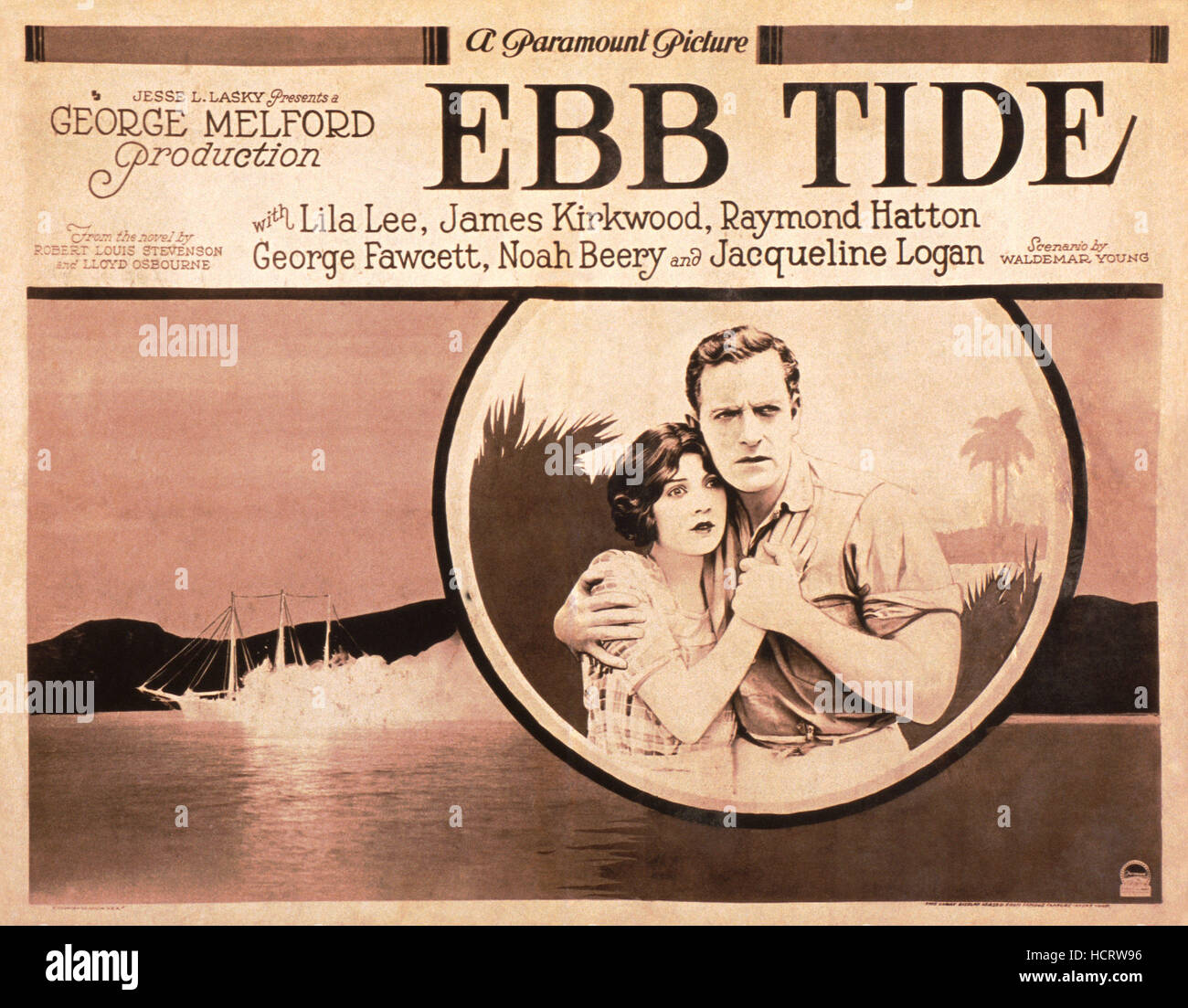EBB TIDE, from left: Lila Lee, James Kirkwood, 1922 Stock Photo - Alamy