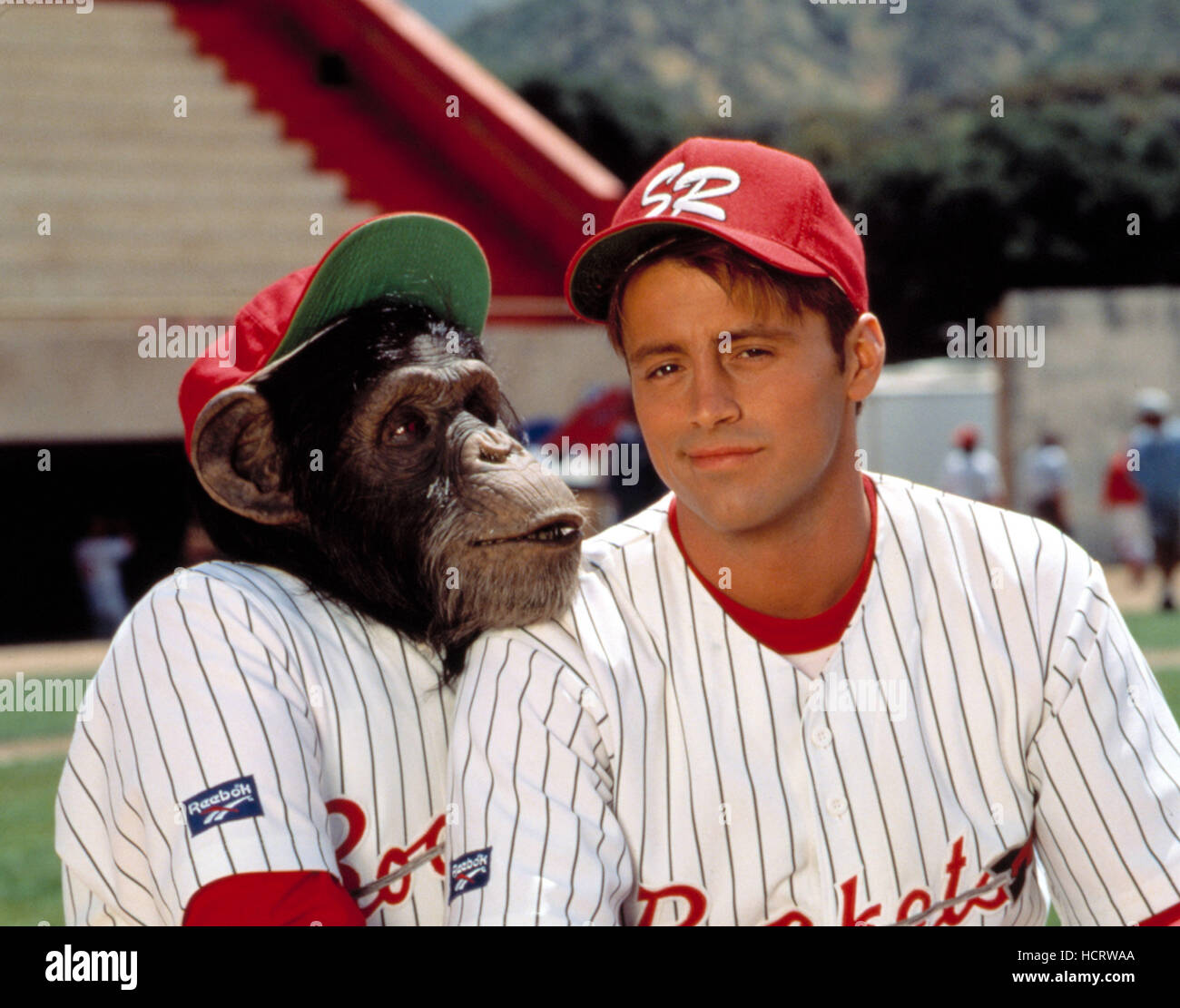 ED, Matt LeBlanc and monkey, 1996 Stock Photo - Alamy
