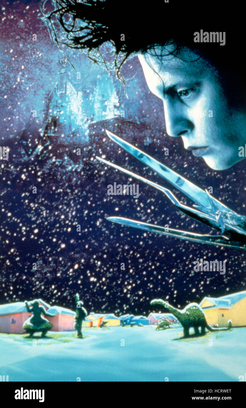 EDWARD SCISSORHANDS, Poster Art, Johnny Depp, 1990 ©20th Century Fox ... EDWARD SCISSORHANDS, Poster Art, Johnny Depp, 1990 ©20th Century Fox ...