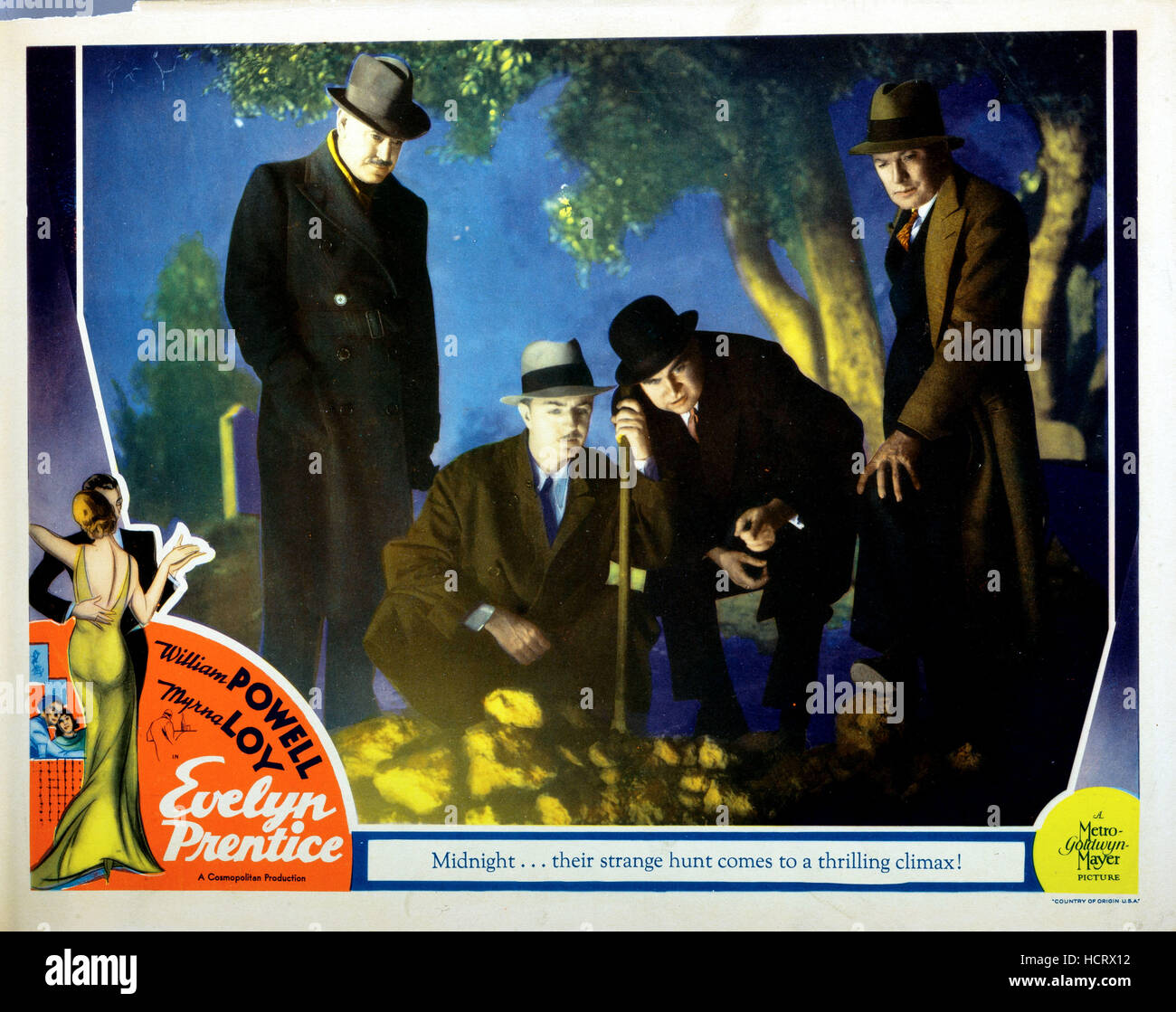 EVELYN PRENTICE, William Powell, Edward Brophy, 1934 Stock Photo - Alamy