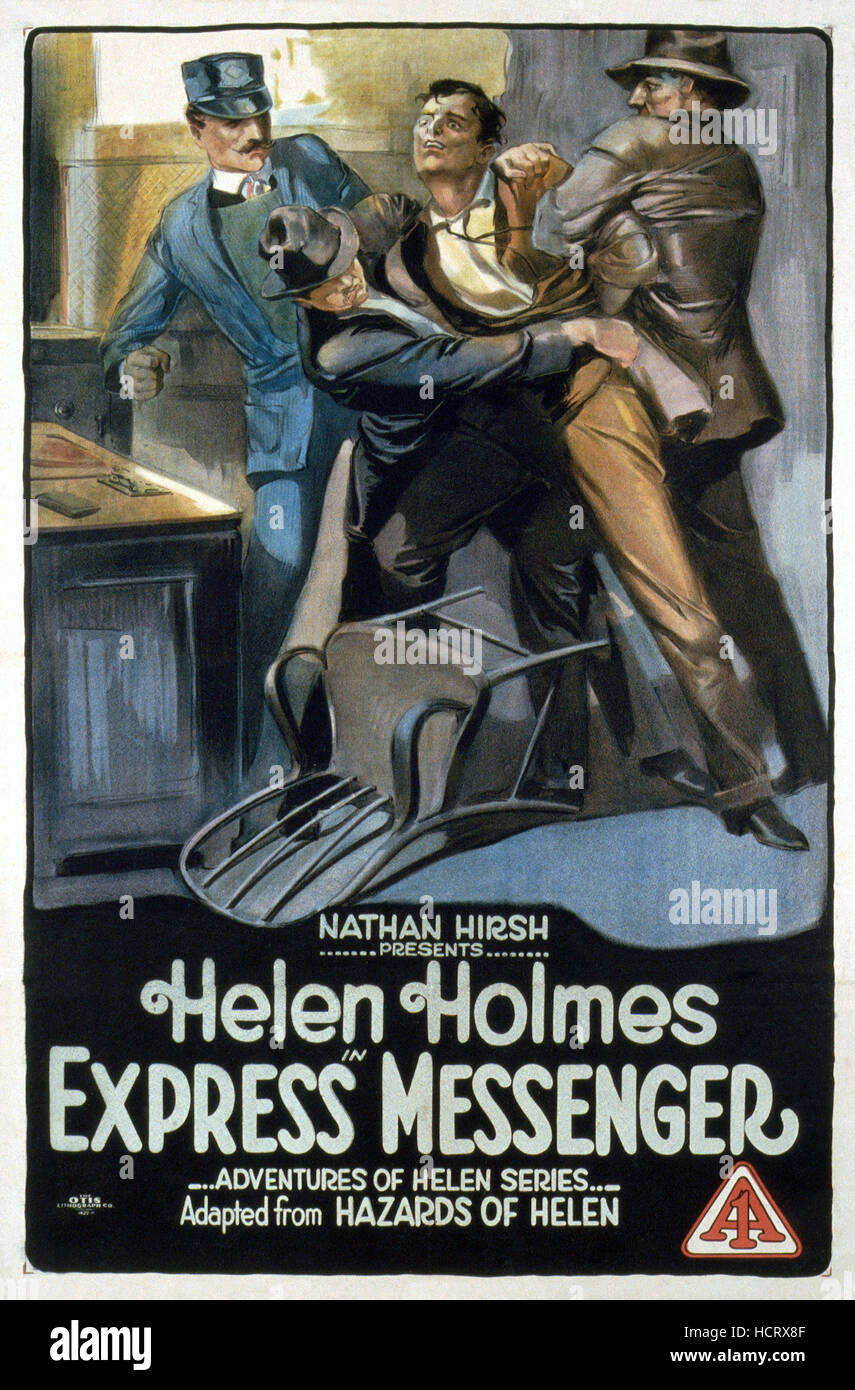 THE EXPRESS MESSENGER, U.S. poster, 1914 Stock Photo - Alamy