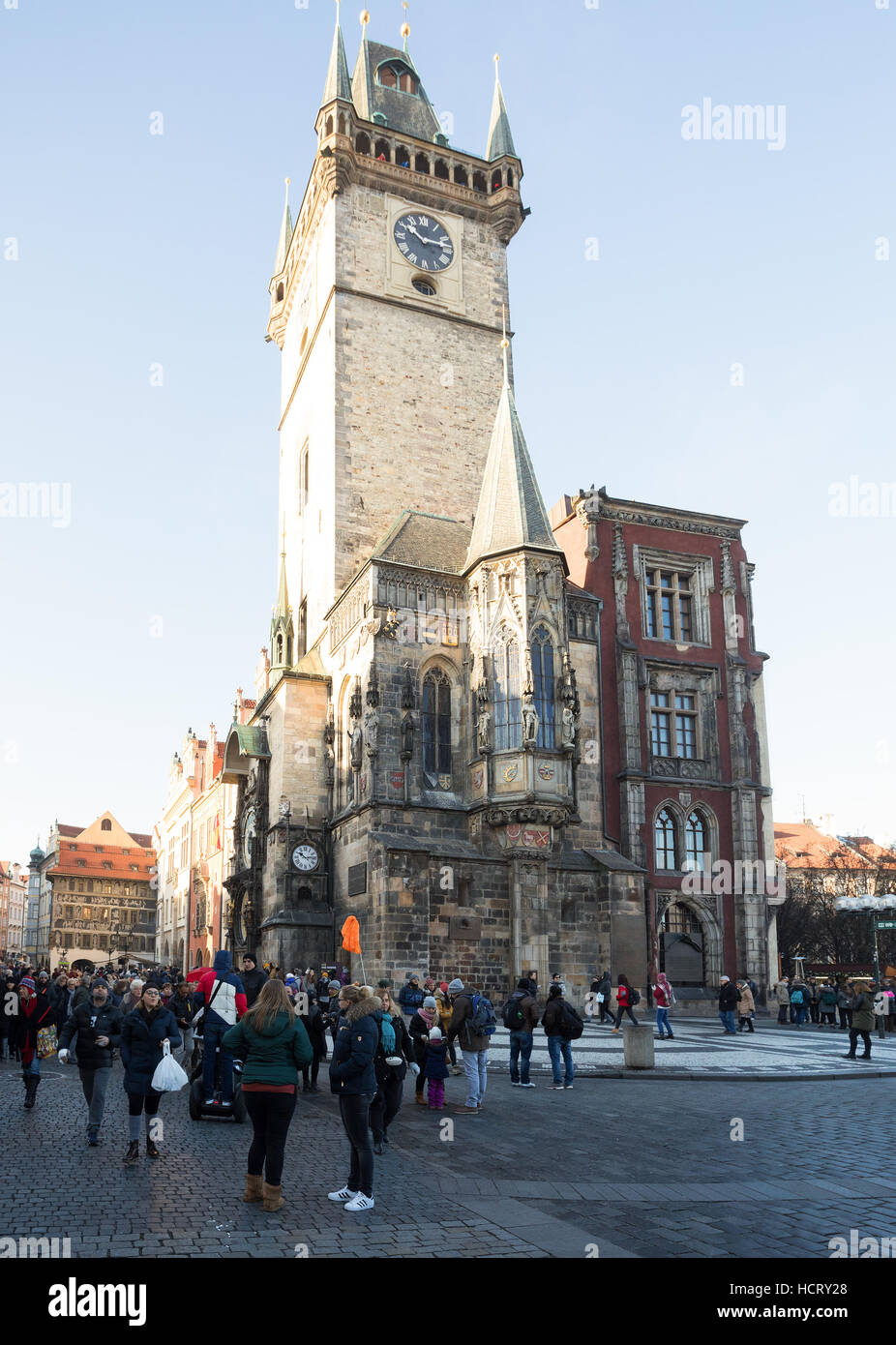 PRAGUE, CZECH REPUBLIC - DECEMBER 3, 2016: Famous very old Prague ...