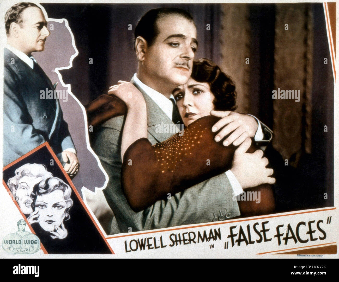FALSE FACES, Lowell Sherman, Lila Lee, 1932 Stock Photo - Alamy
