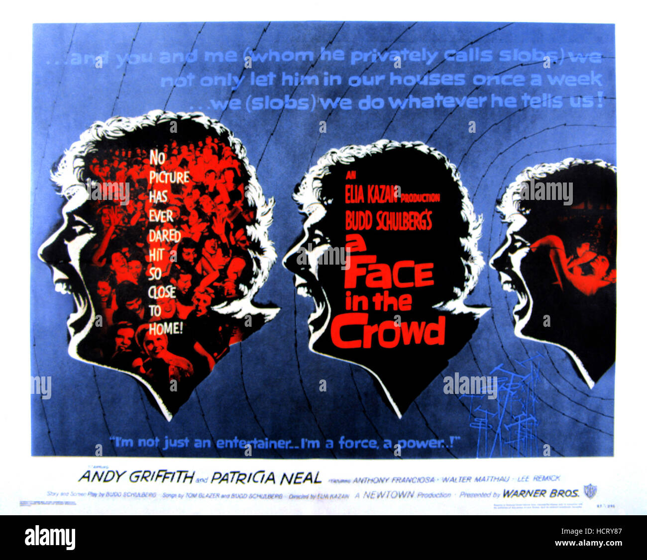 A FACE IN THE CROWD, (poster art), 1957 Stock Photo - Alamy
