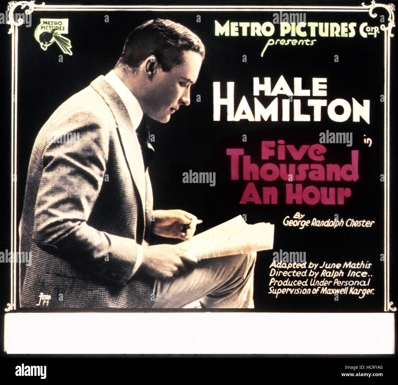 FIVE THOUSAND AN HOUR, Hale Hamilton, 1918 Stock Photo - Alamy