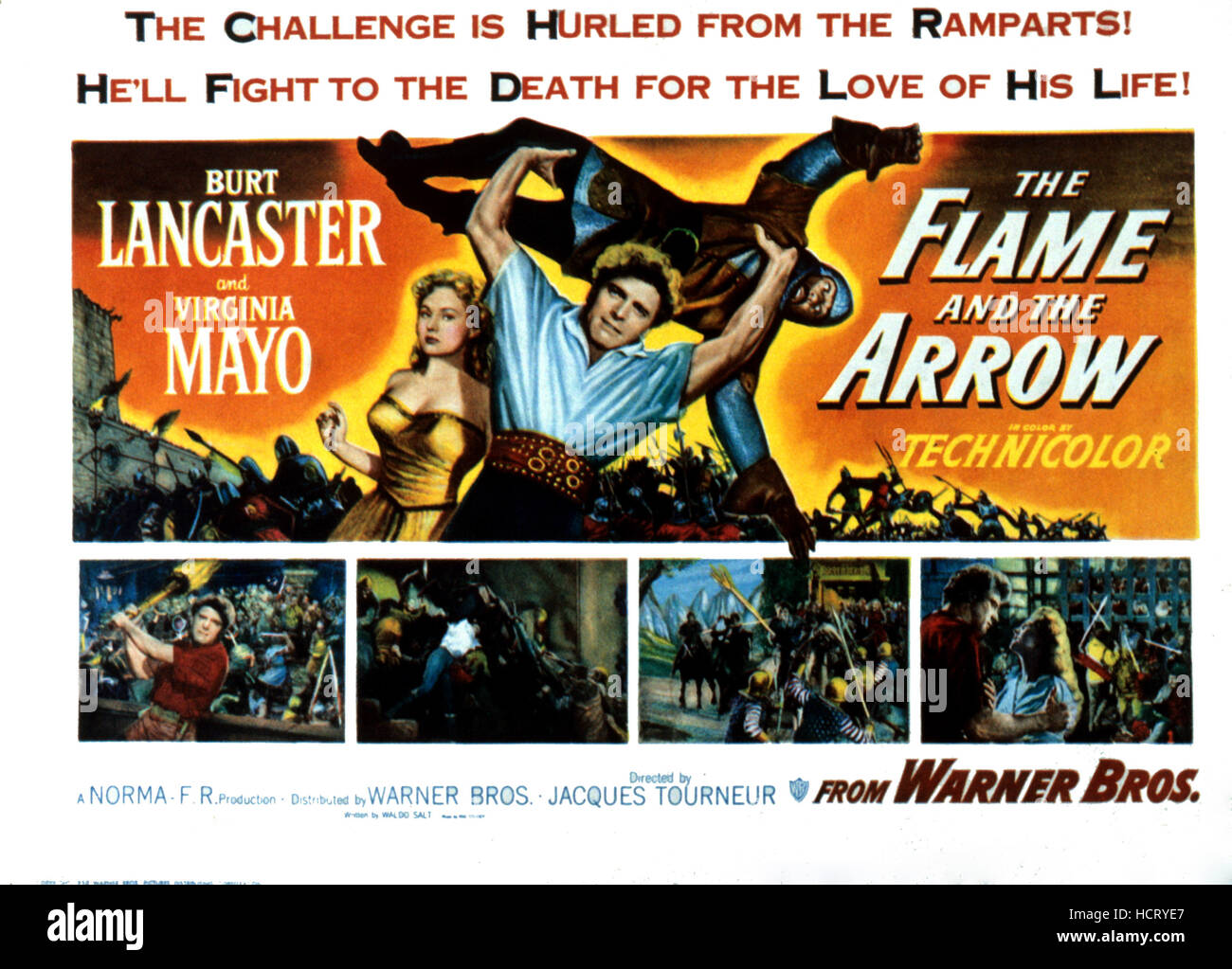 Burt lancaster flame arrow 1950 hi-res stock photography and images - Alamy