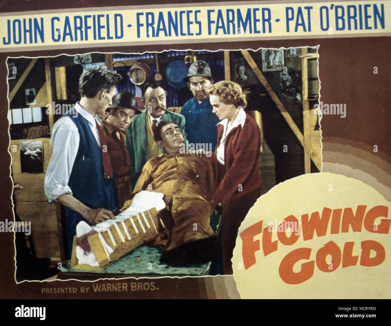 FLOWING GOLD standing from left: Erville Alderson, Cliff Edwards ...