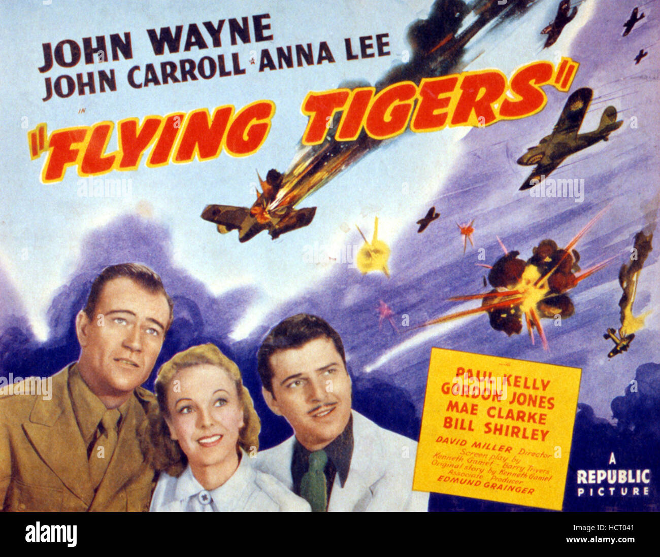 FLYING TIGERS, John Wayne, Anna Lee, John Carroll, 1942 Stock Photo - Alamy