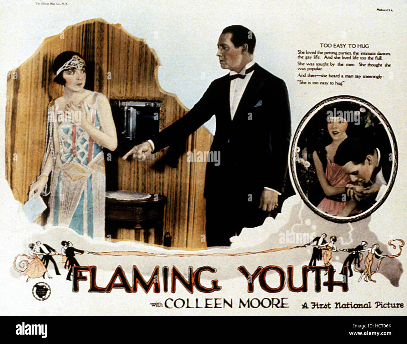 FLAMING YOUTH, from left: Colleen Moore, Elliott Dexter, Colleen Moore ...