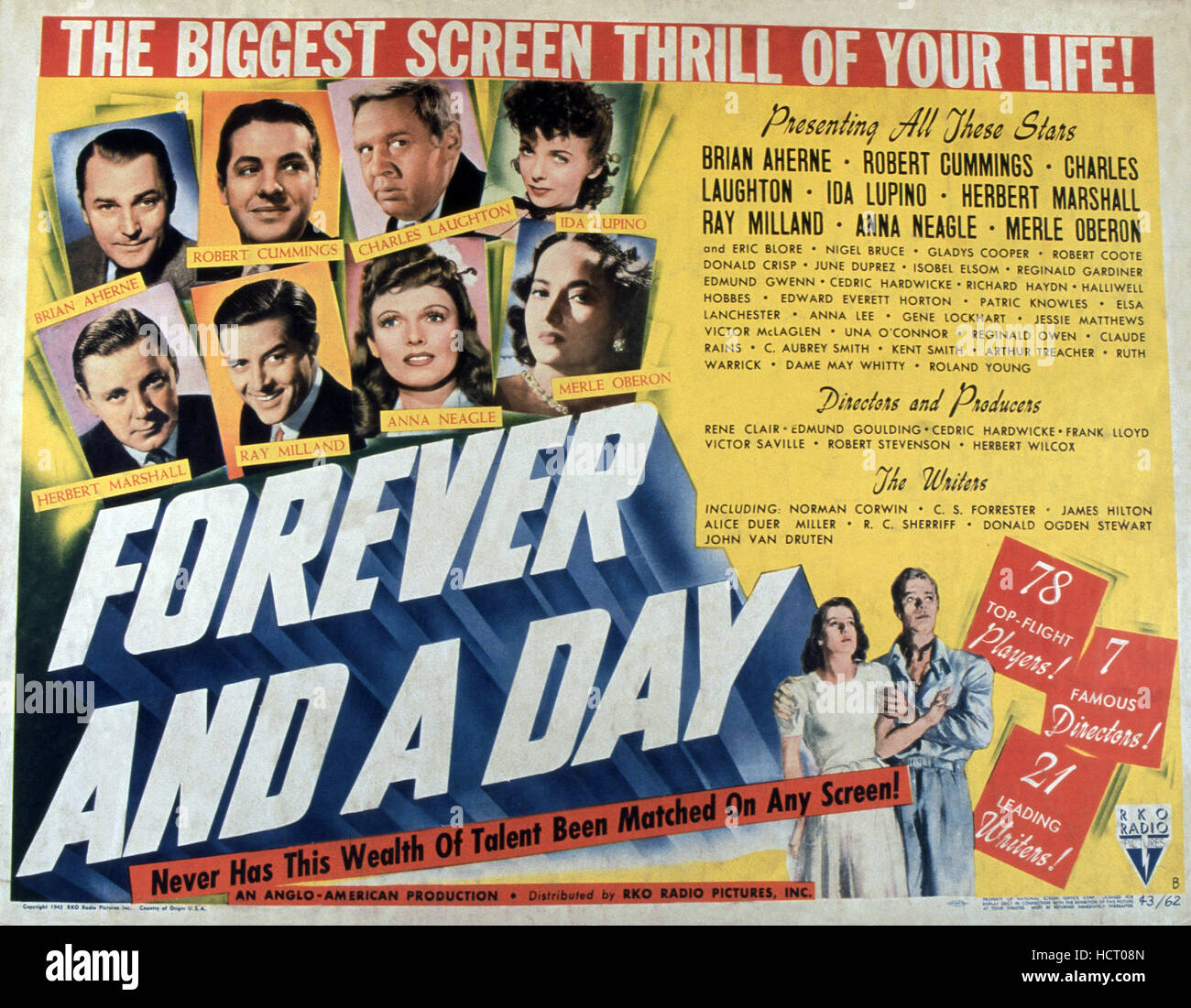 FOREVER AND A DAY, top from left: Brian Aherne, Robert Cummings ...
