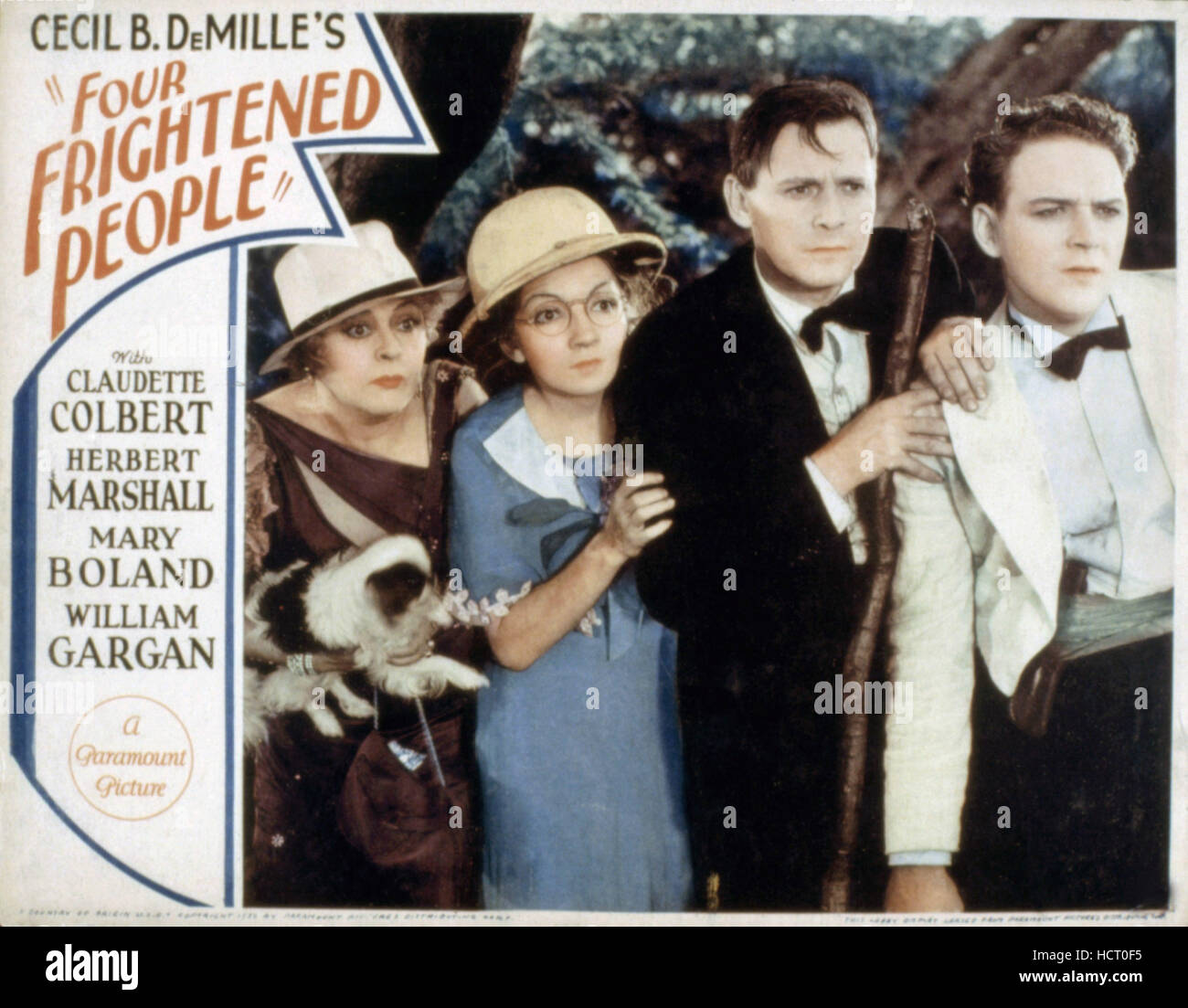 FOUR FRIGHTENED PEOPLE, Mary Boland, Claudette Colbert, Herbert ...