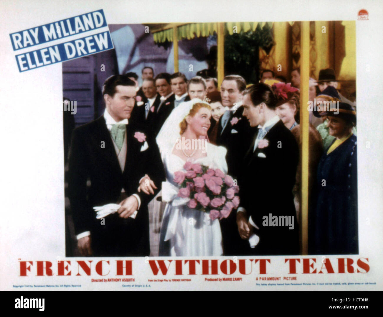 FRENCH WITHOUT TEARS, Ray Milland, Ellen Drew, David Tree, 1940 Stock ...