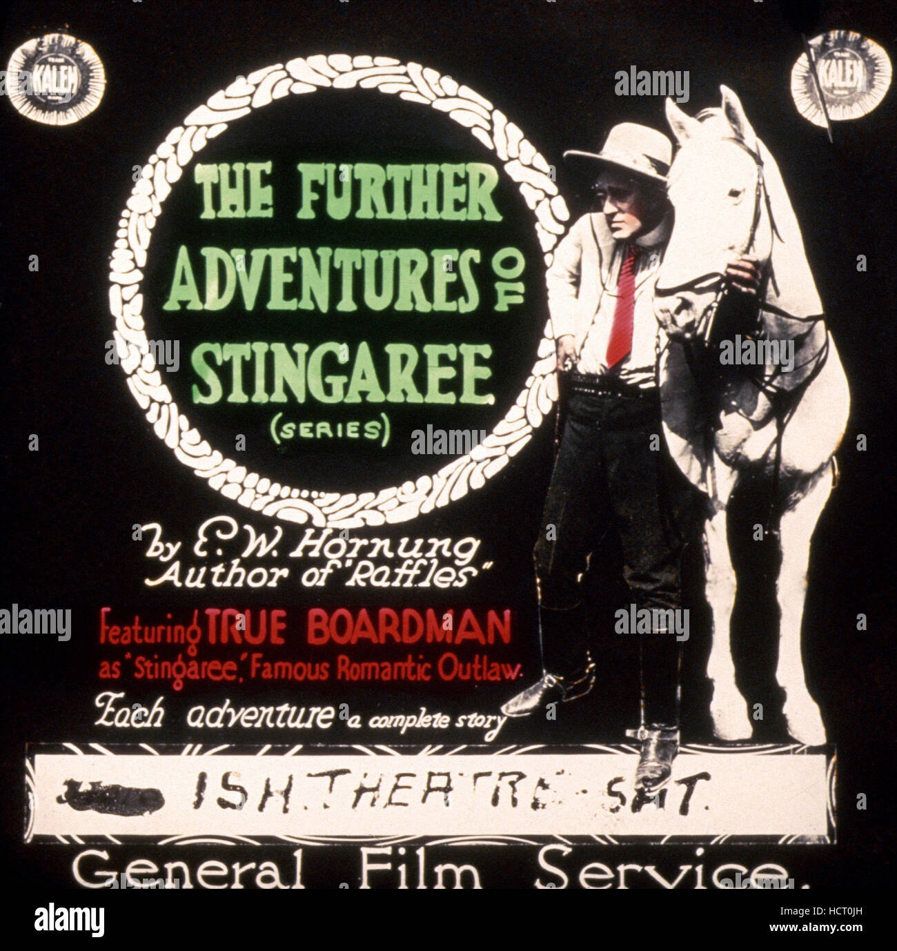 THE FURTHER ADVENTURES OF STINGAREE, True Boardman, 1917 Stock Photo ...
