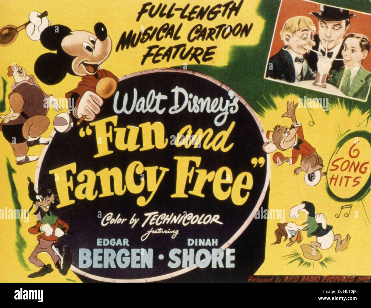 FUN AND FANCY FREE, Edgar Bergen, Mortimer Snerd, Charlie McCarthy ...