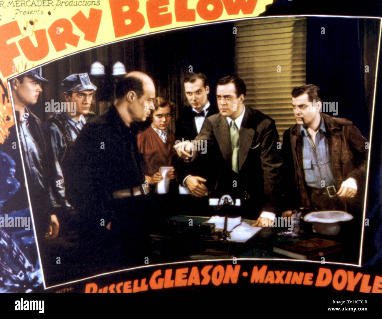 FURY BELOW, Maxine Doyle, Russell Gleason, LeRoy Mason, 1936 Stock ...