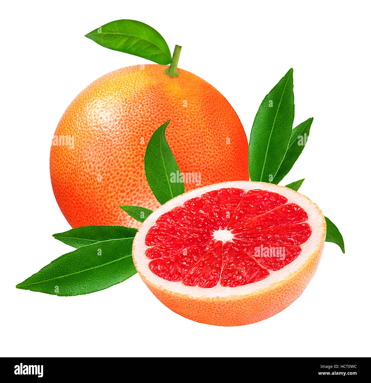 grapefruit isolated on white background Stock Photo - Alamy