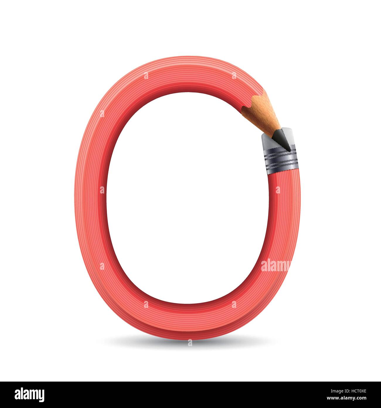 Math number pencil on Stock Vector Images - Alamy