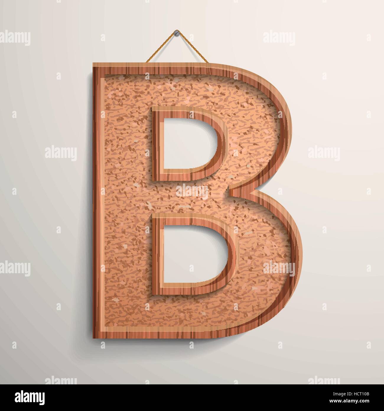 Character font notice board Stock Vector Images - Alamy