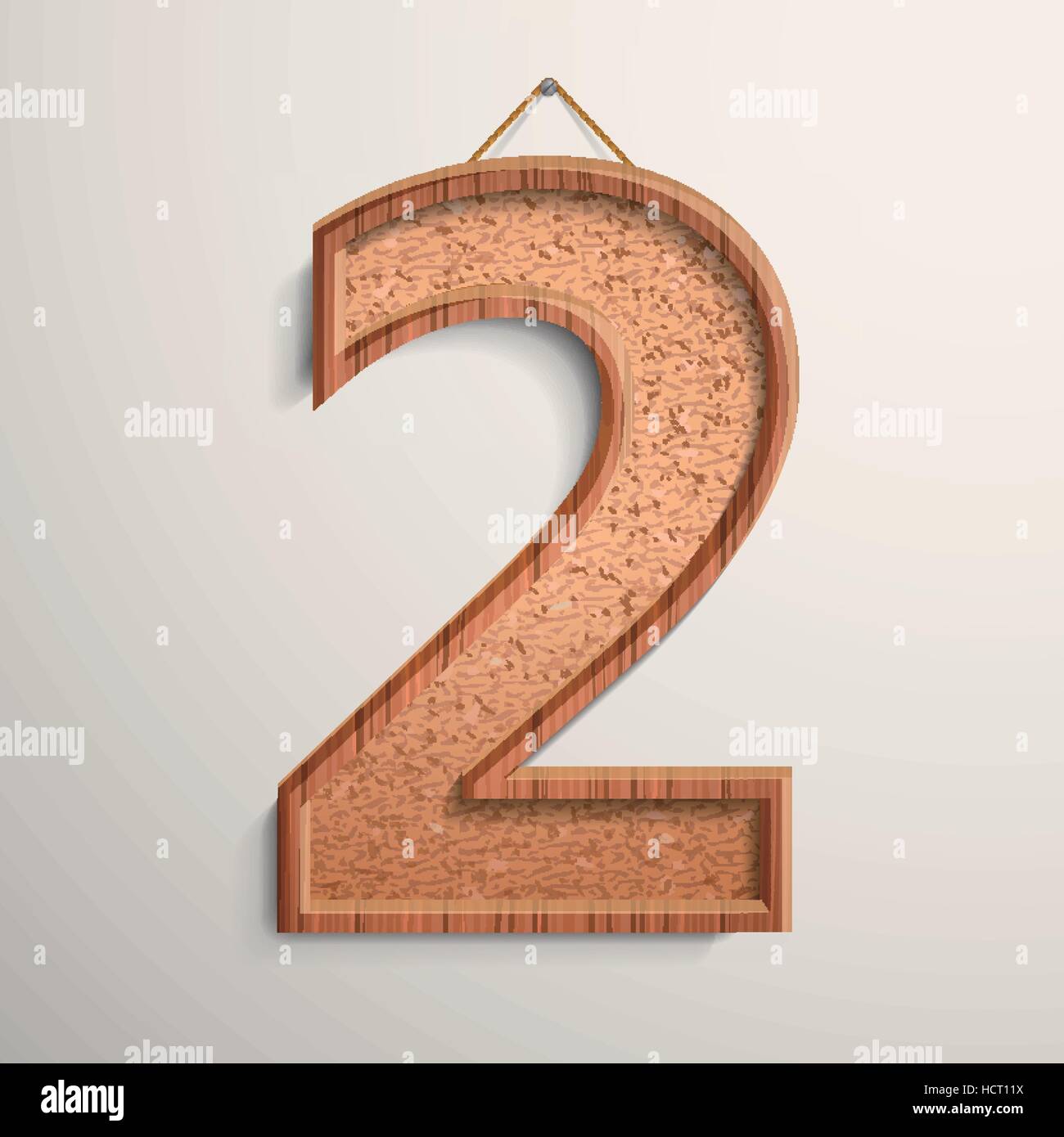 3d cork board texture number 2 isolated on beige background Stock ...
