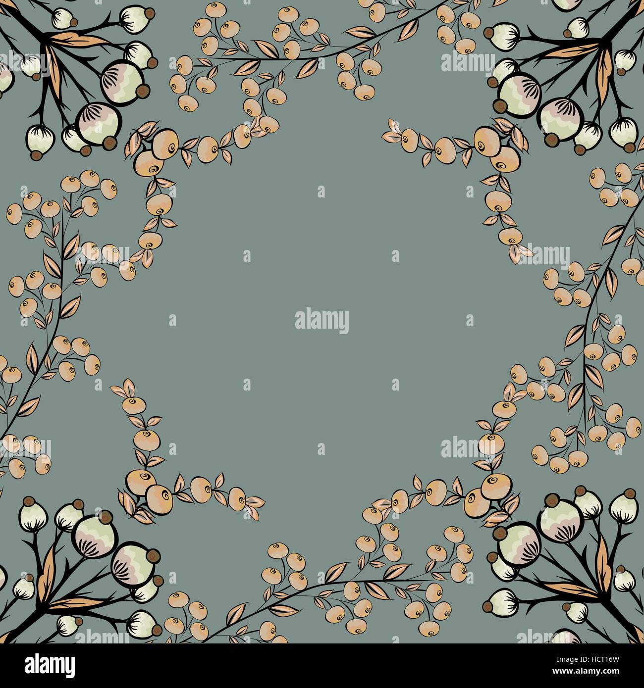 Berries natural vector background Stock Vector Image & Art - Alamy